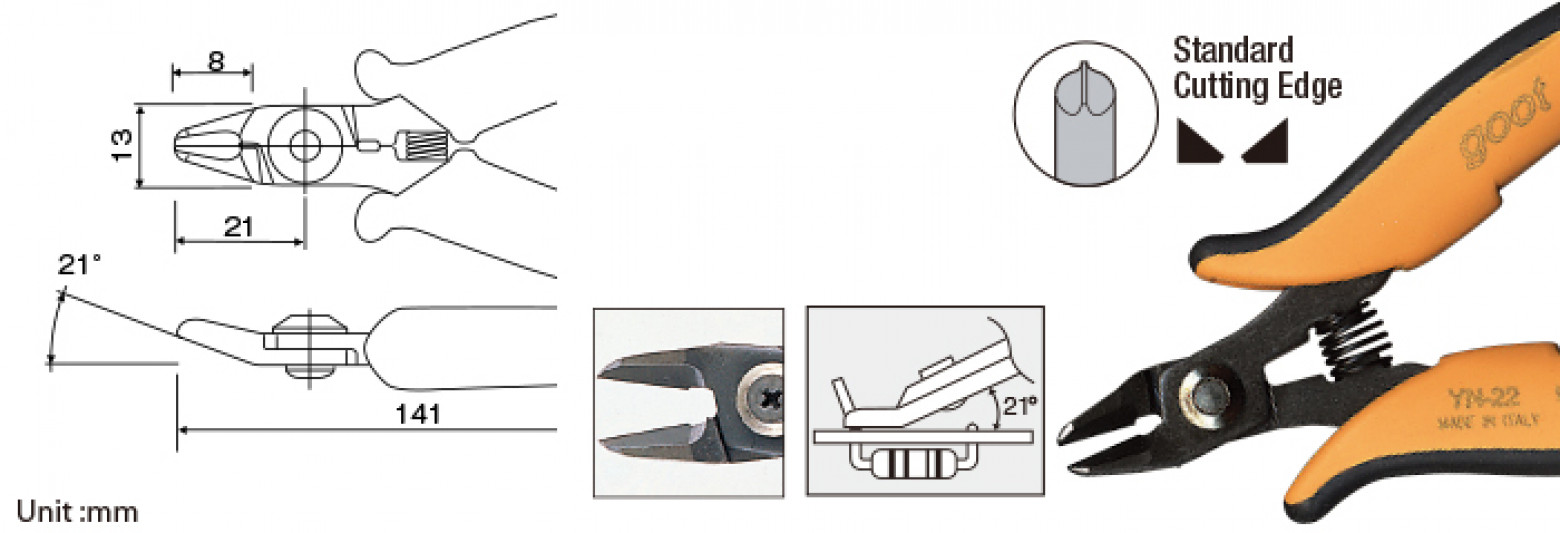 PRECISION NIPPERS｜Precision Nippers｜Hand Tools｜Products｜TAIYO ELECTRIC ...