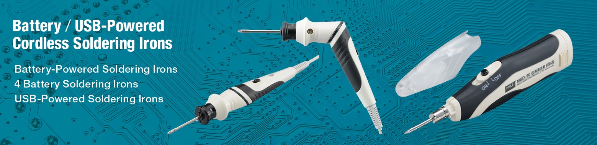 Battery/USB-Powered Cordless Soldering Irons｜Soldering Irons｜Products ...